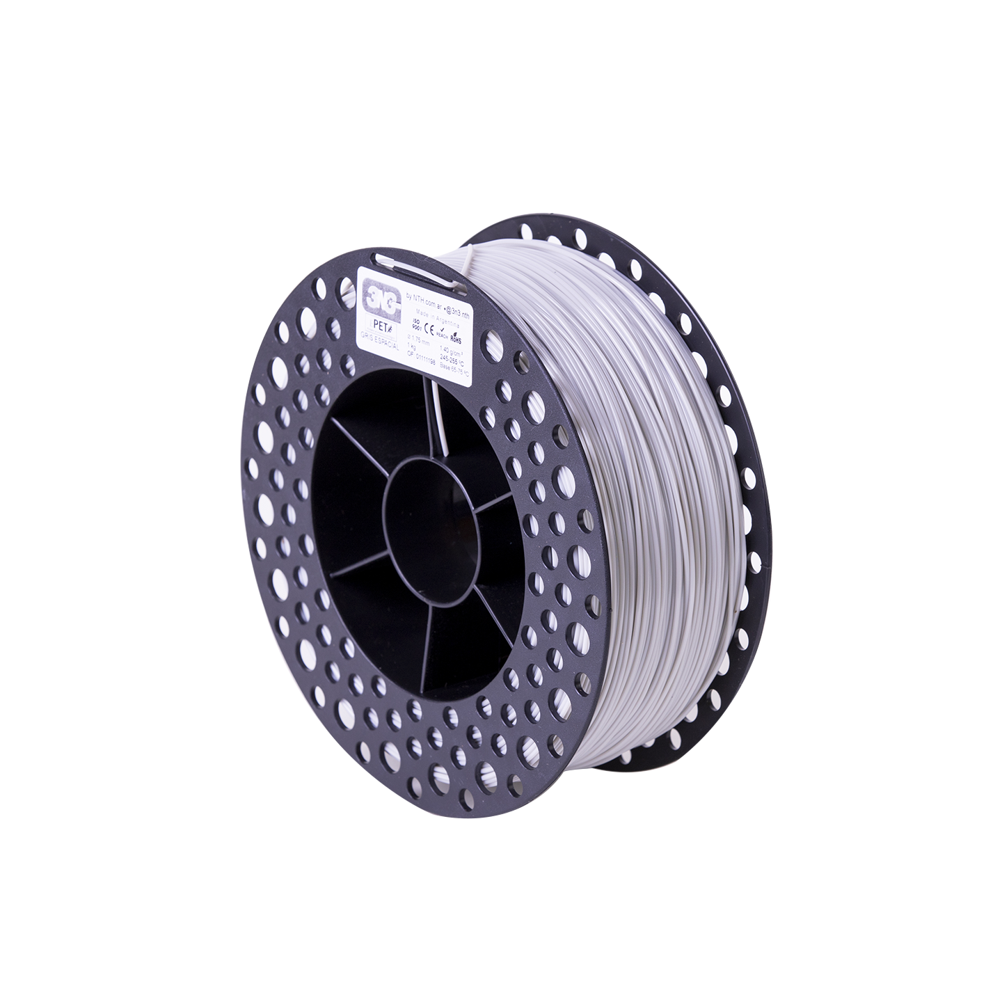 3N3 EPET GRIS ESPACIAL 1.75mm x1kg